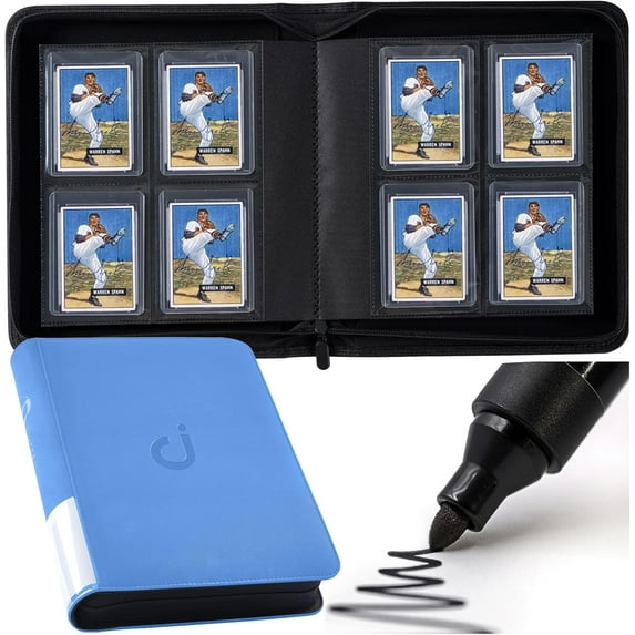 Top loader binder, accommodating 128 loaders - 4 pockets - Walmart.com
