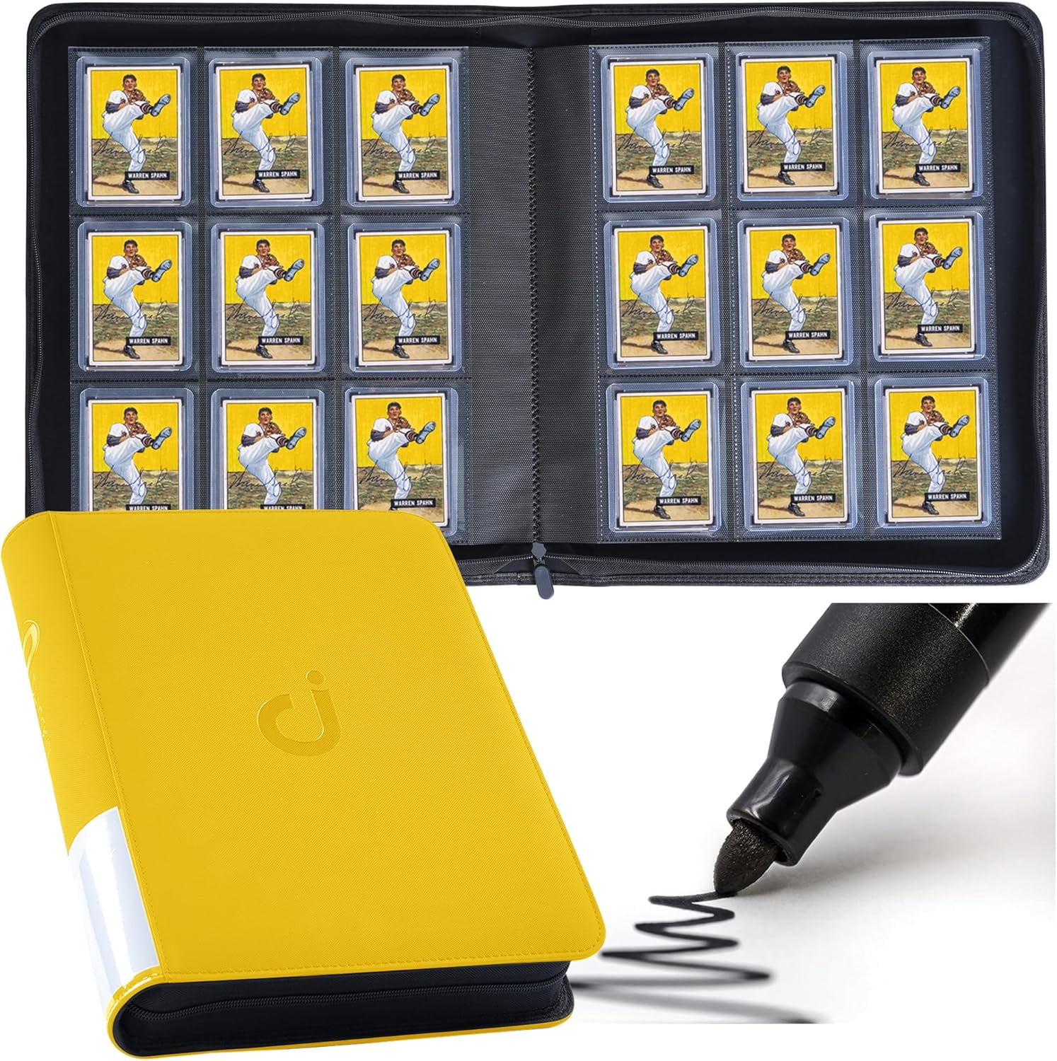 Top loader binder, capable of accommodating 288 top loaders - 9 pocket ...