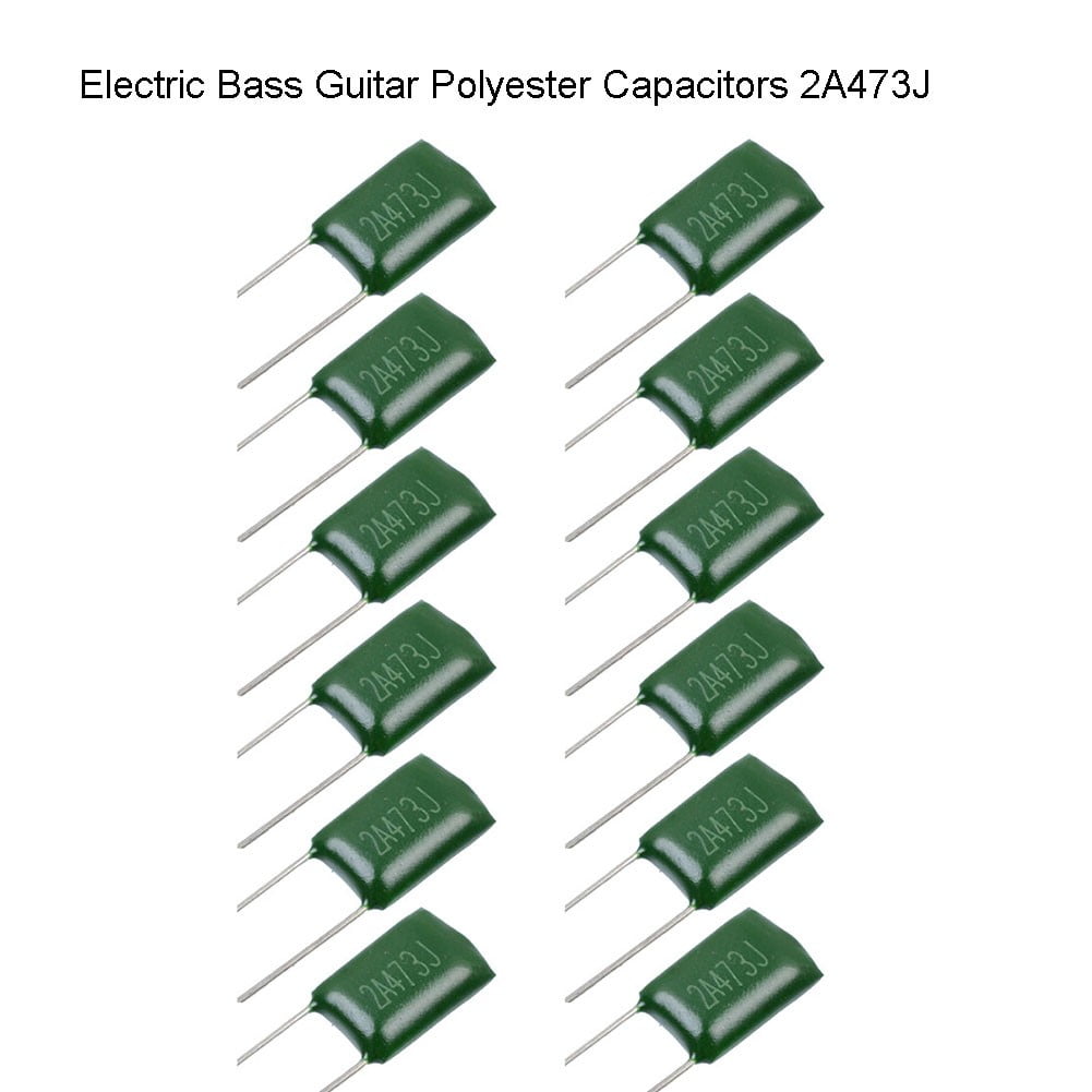 Top notch Electric Bass Guitar Polyester Capacitors 12 Pieces Four ...