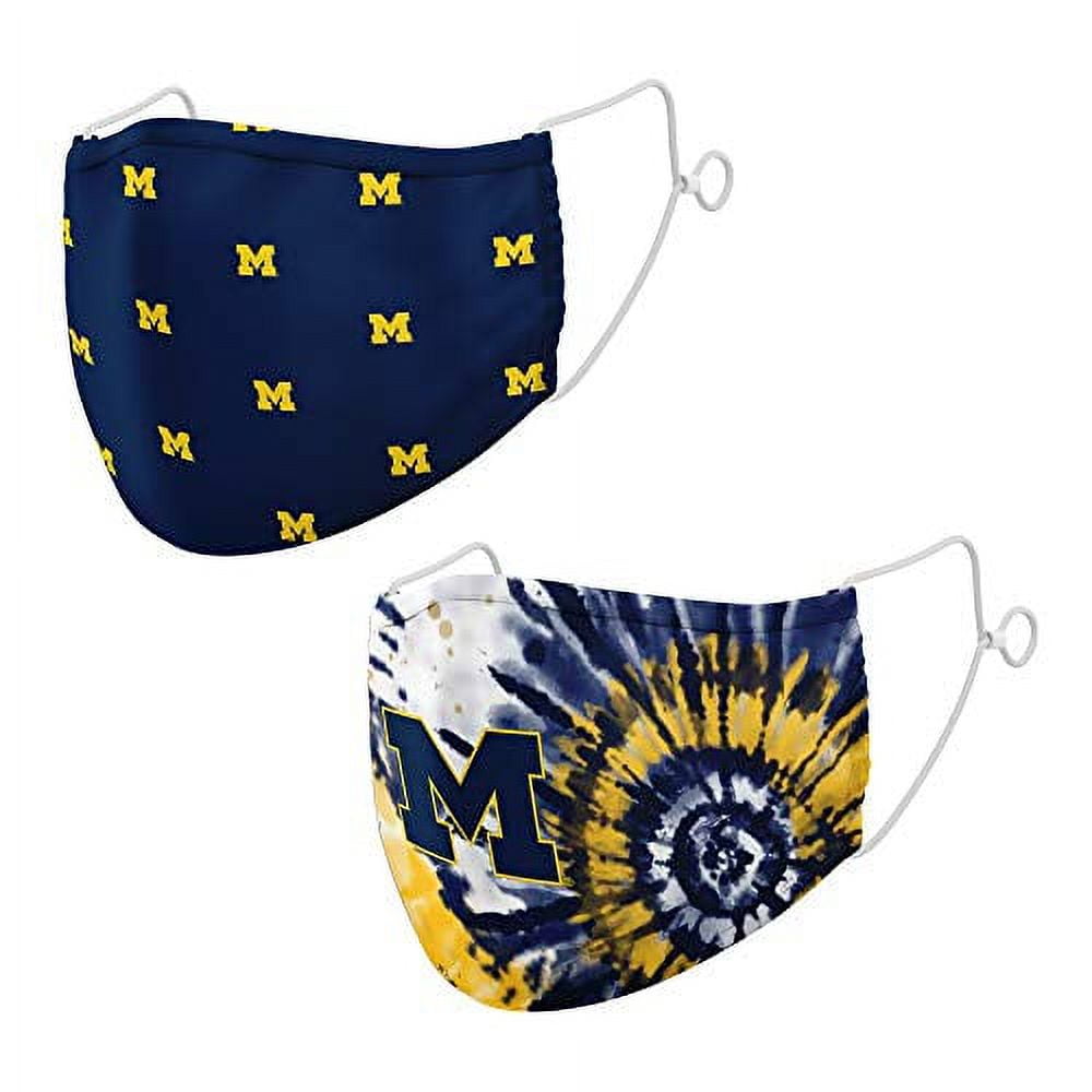 Top of the World NCAA Michigan Wolverines Unisex Team Color Face Mask 2 ...
