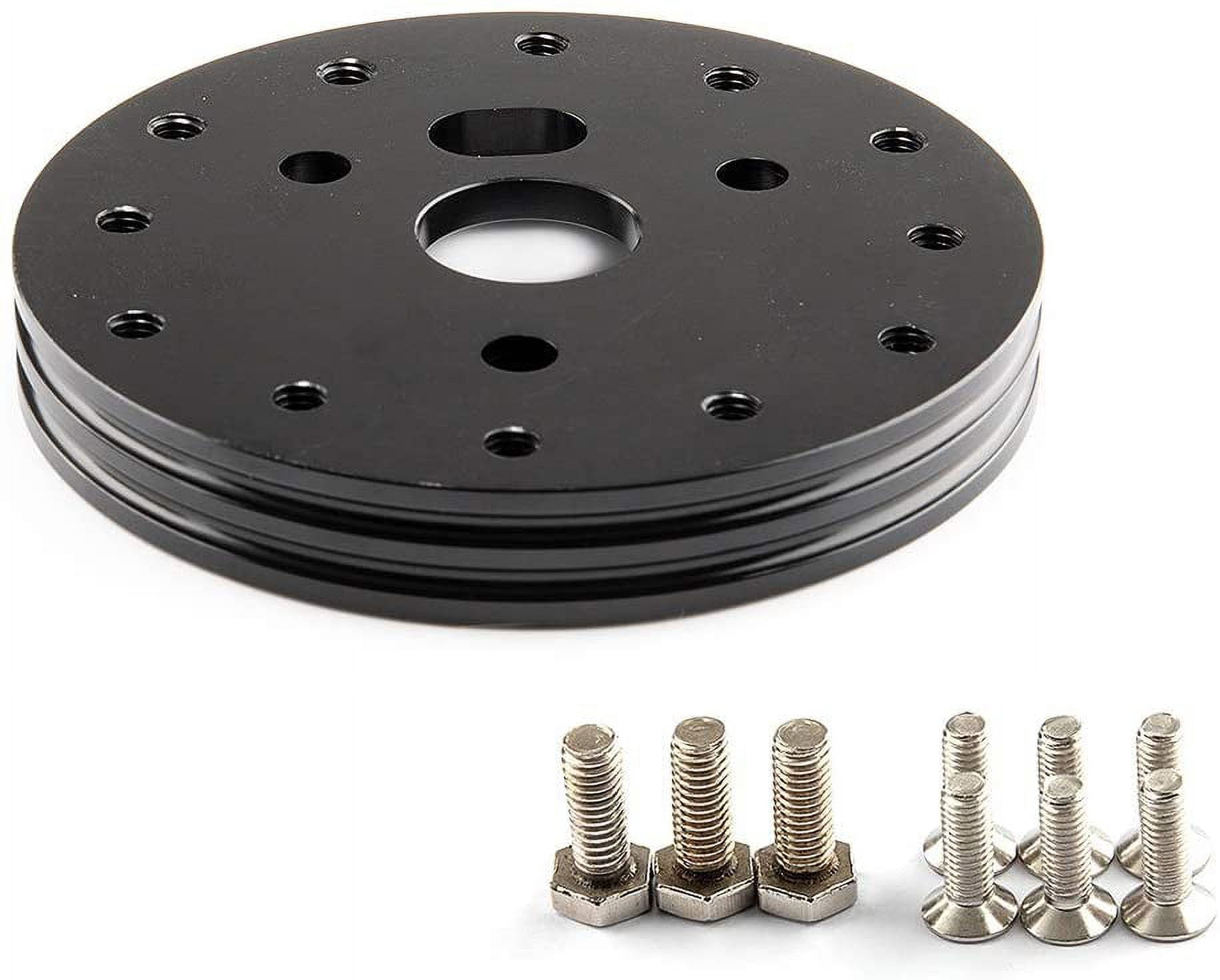 Top10 Racing 0.5 Black Extension Hub For 6 Hole Steering Wheel to 3 ...