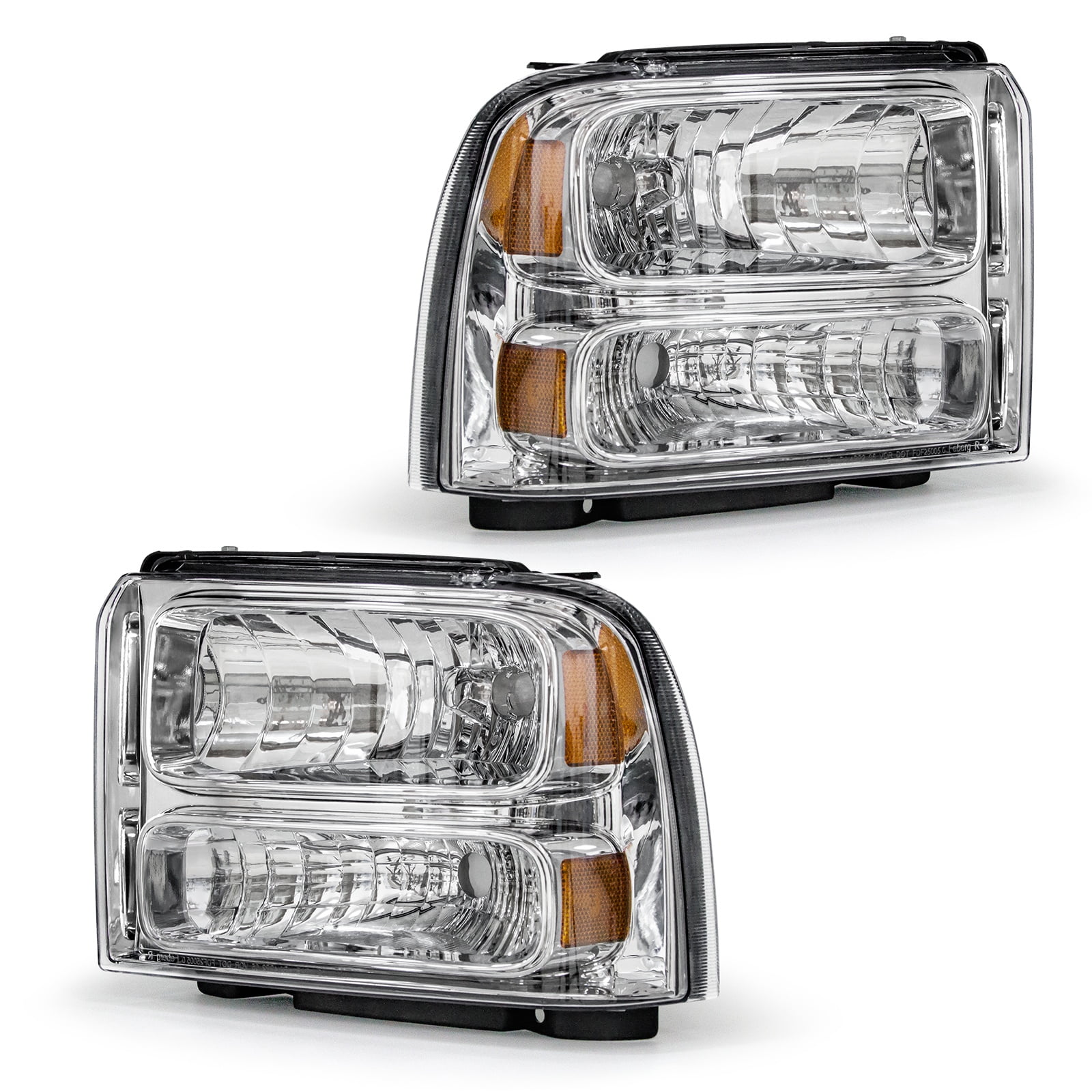 TopAutoGear Automotive Headlight Assembly Pair for 2005-2007 Ford F250 ...