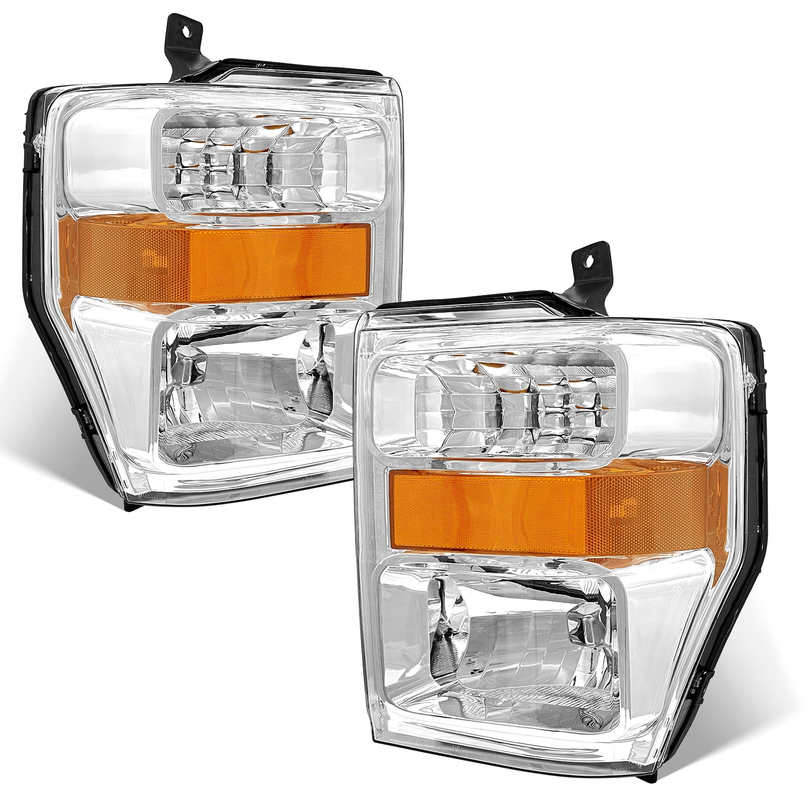 TopAutoGear Automotive Headlight Assembly Pair for 2008-2010 Ford F-250 ...