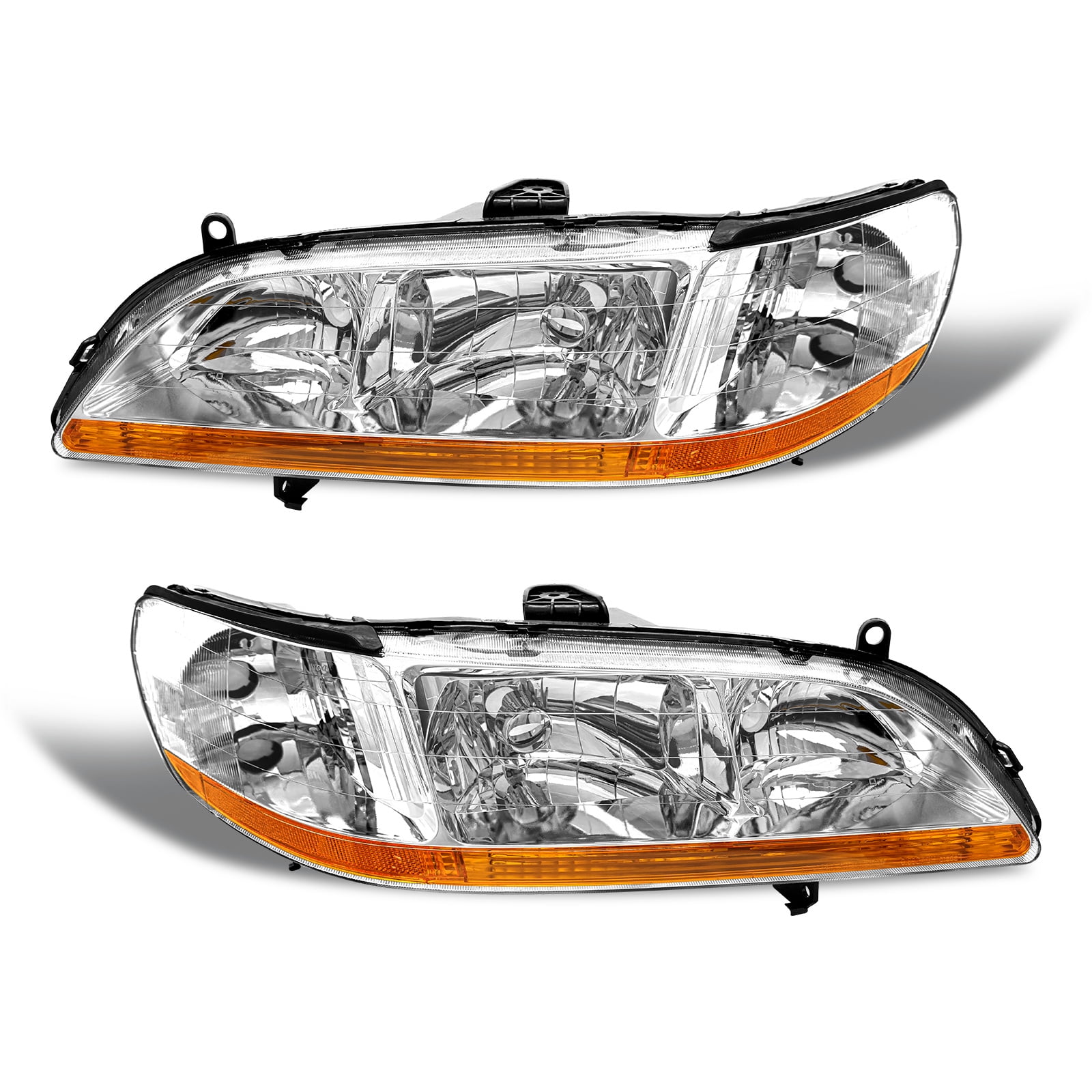 TopAutoGear Headlight Assembly For 1998 1999 2000 2001 2002 Honda ...