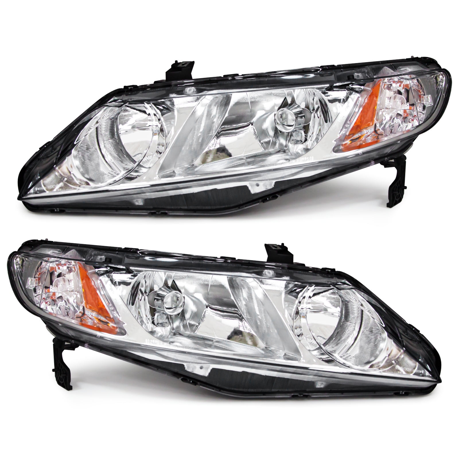 TopAutoGear Headlight Assembly For 2006-2011 Honda Civic Headlights ...