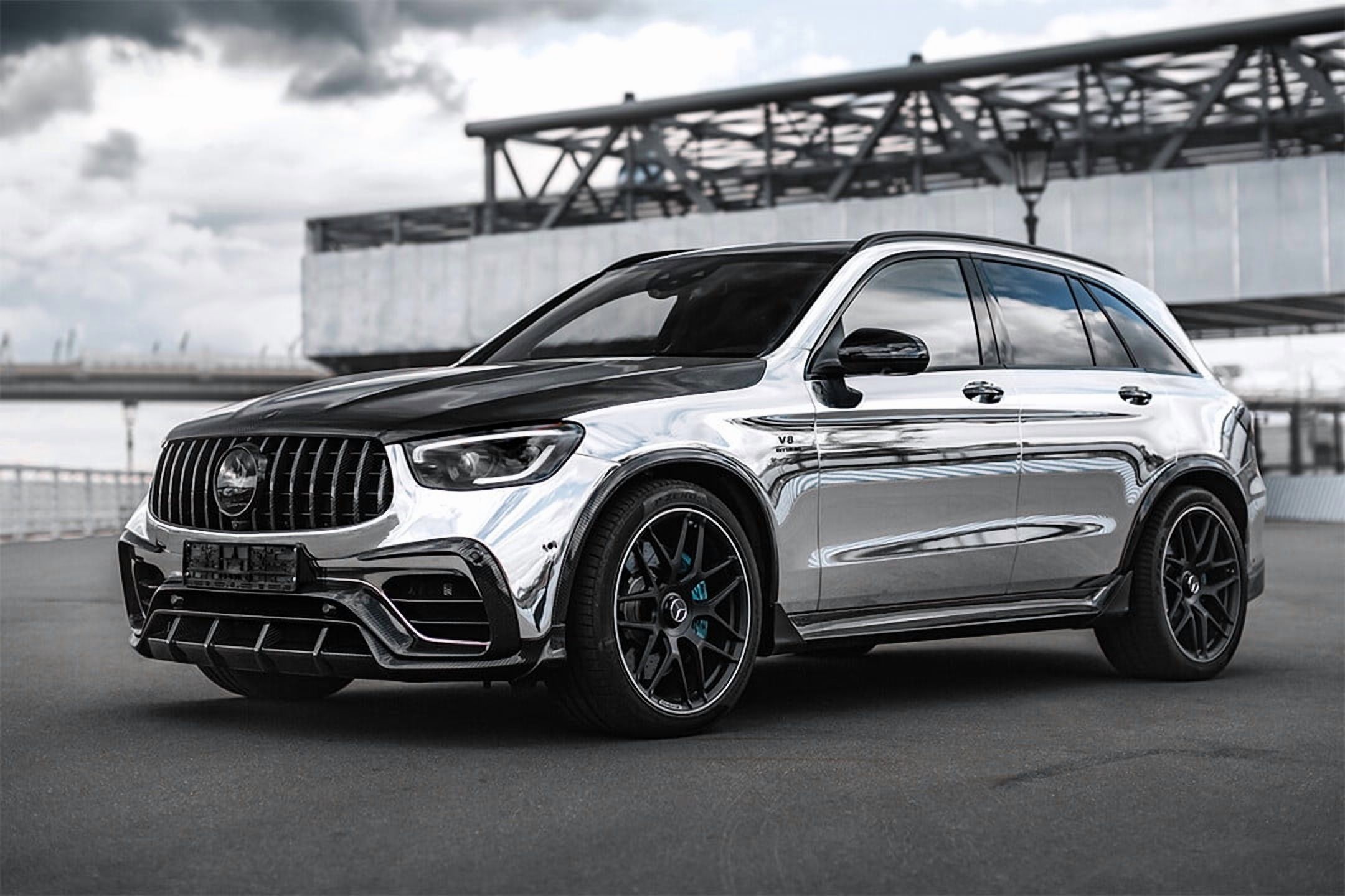 TopCar Mercedes-AMG GLC-Klasse Inferno Art Wall Decor - 20x30 Inch ...
