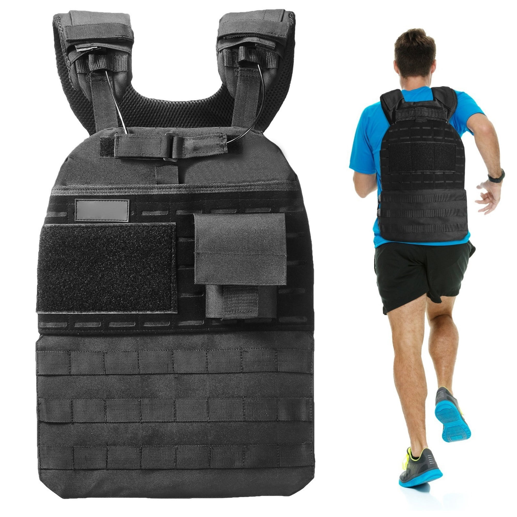 TopComfy 40LB Adjustable Weighted Vest for Men Women Strength Training ...
