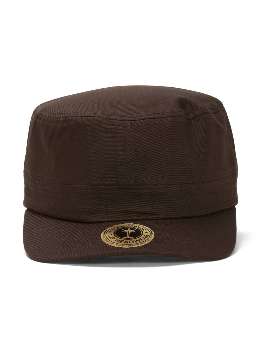 Top Headwear Grenadier Adjustable Basic Cadet GI Cap - Brown - Walmart ...