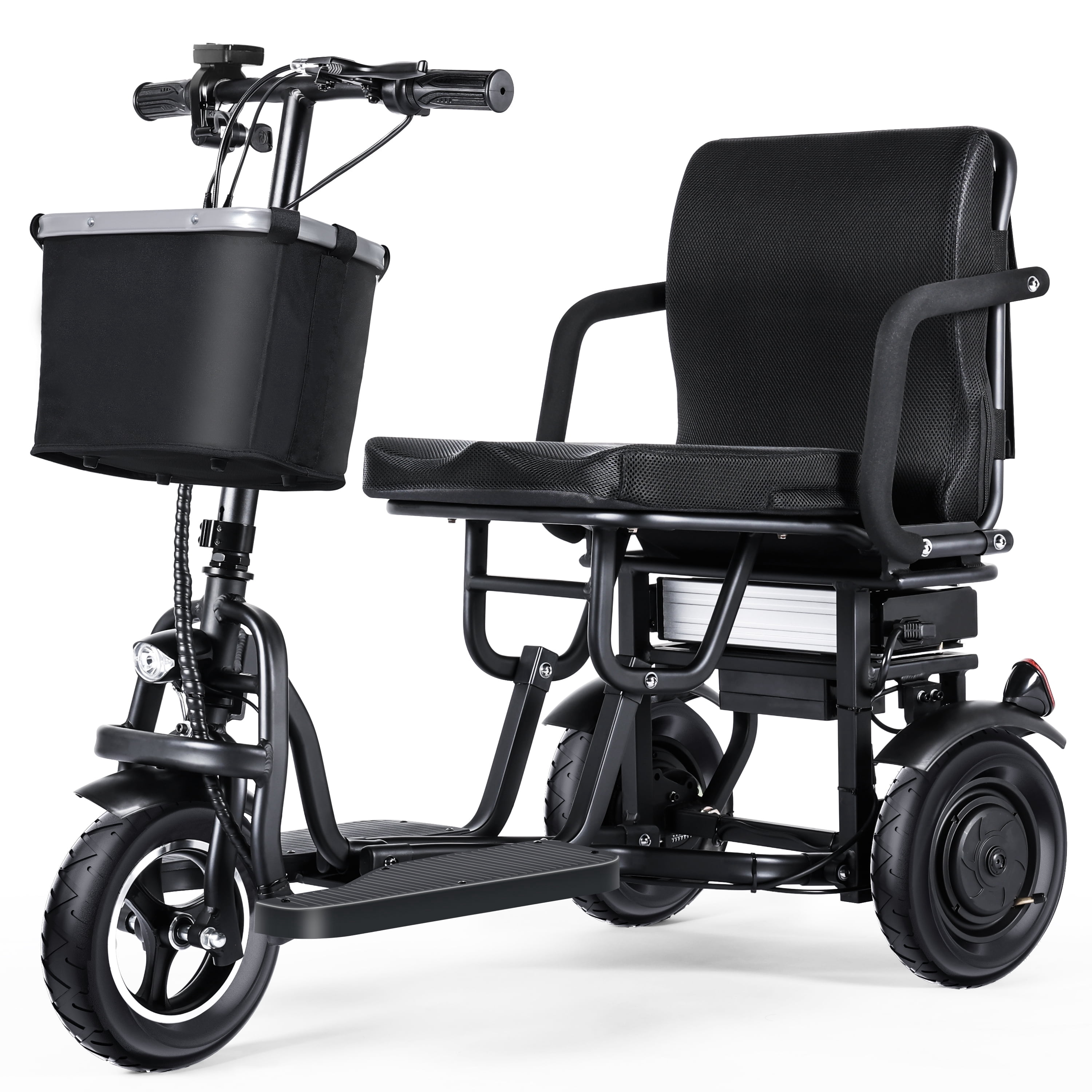 TopMate 3 Wheel Electric Scooter Lightweight Folding Powered Mobility ...