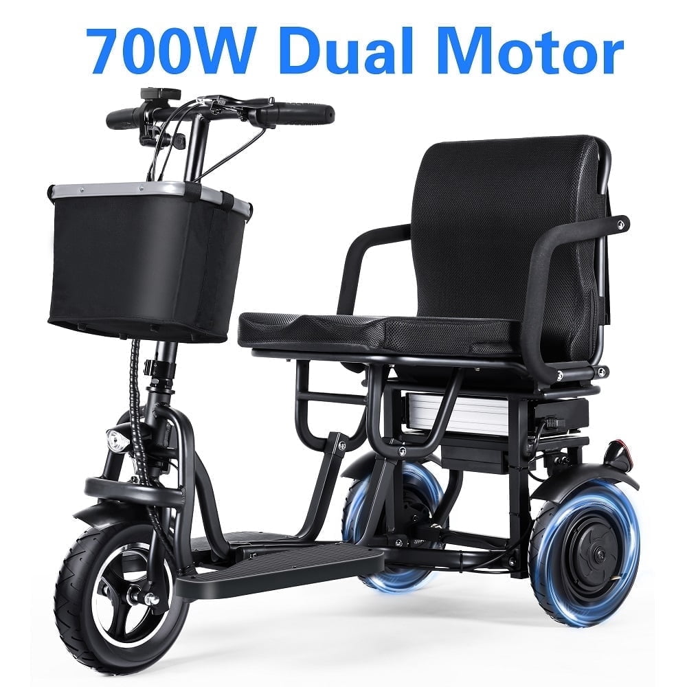 TopMate ES11 3 Wheel Electric Scooter Lightweight Folding for Adults ...