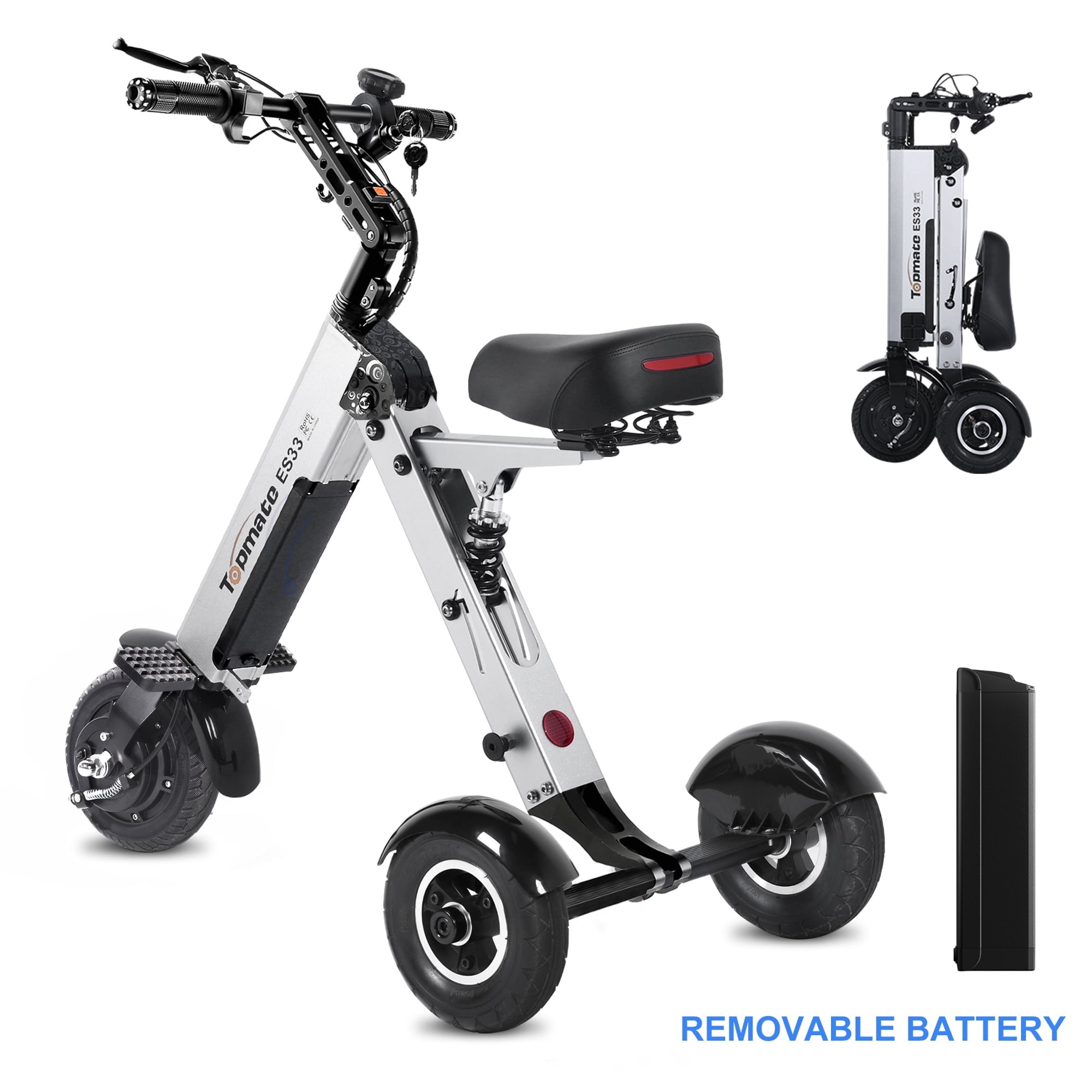 TopMate ES33 Foldable Mobility Scooter for Adults, 8 Guinea | Ubuy