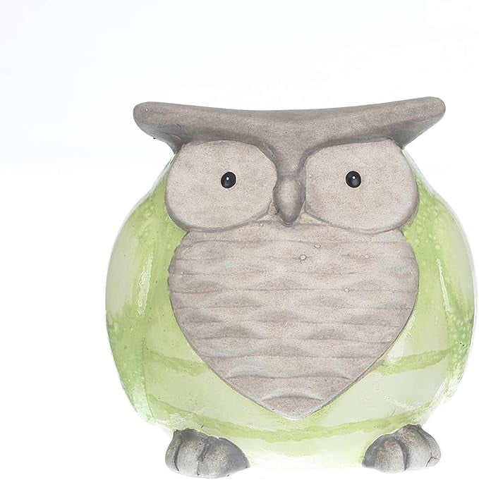 Topadorn Ceramic Owl Statue for Garden Décor,Garden Statue Figurine ...