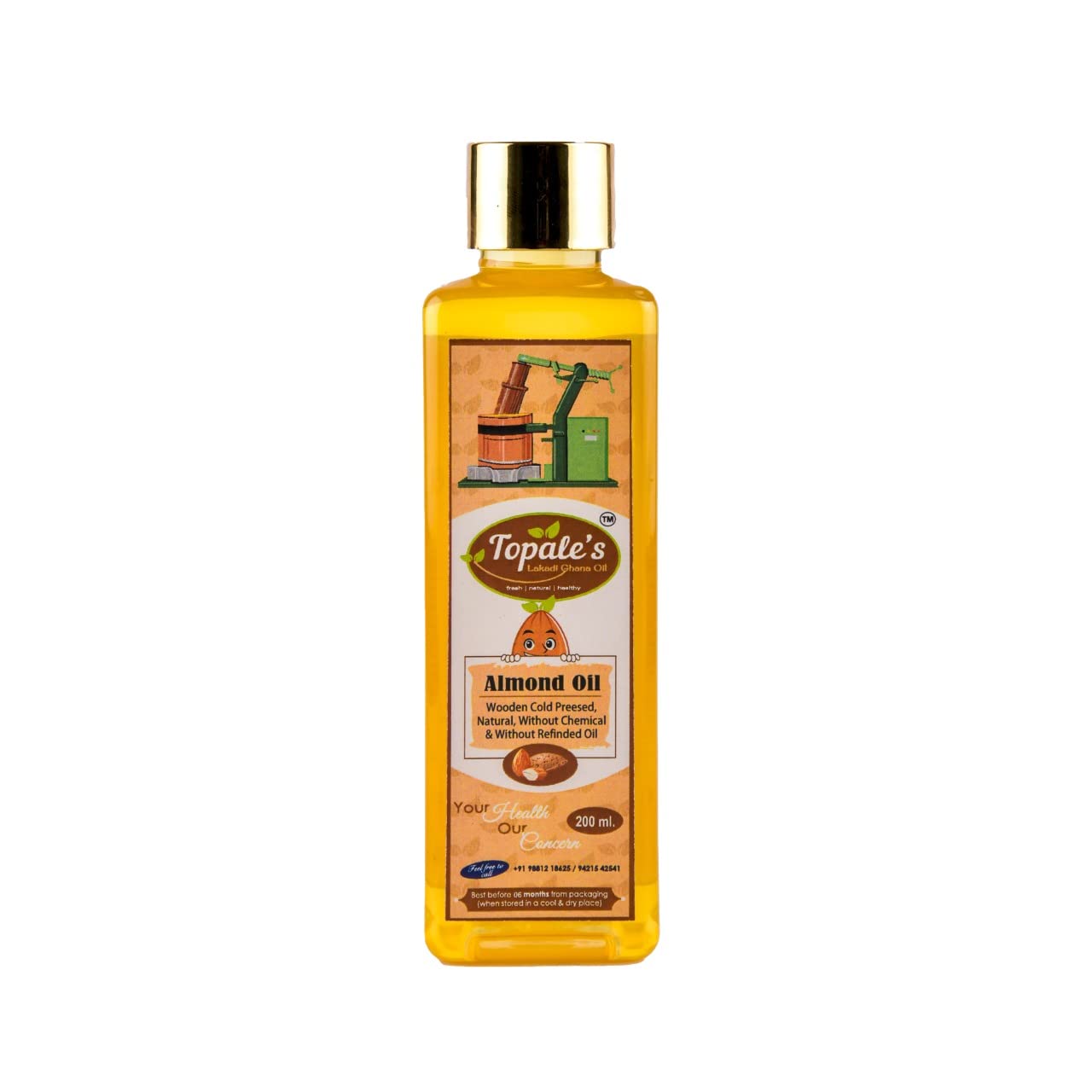Topale's - Edible Sweet Almond Oil (100% Pure and Cold Pressed) For ...