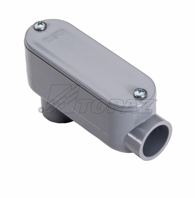 Topaz 1147 Conduit Body, Type LB, PVC, 2-1/2" - Walmart.com