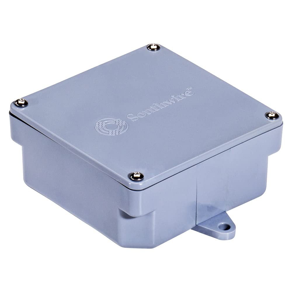 Topaz 1222 4X4X4 Junction Box 10 PK, Gray - Walmart.com