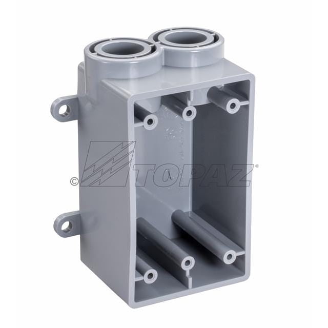 Topaz 1296 Junction Box, Type FSS, PVC, Wall Mount, 1" - Walmart.com