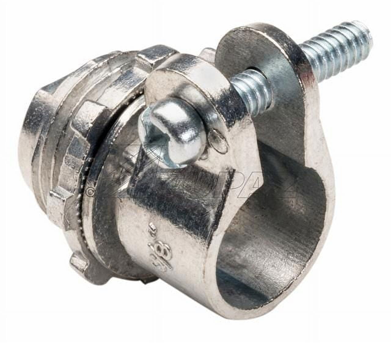 Topaz 153 Straight Squeeze BX-Flex Connector 1" Die Cast Zinc - Walmart.com