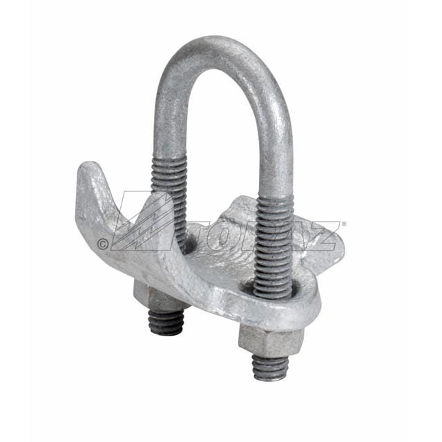 Topaz 1551HDG Right Angle Conduit Support, Malleable Iron, Galvanized ...