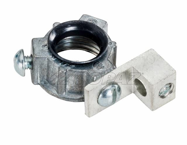 Topaz 326 Metallic Grounding Bushing, Die Cast Zinc, 2", Female ...