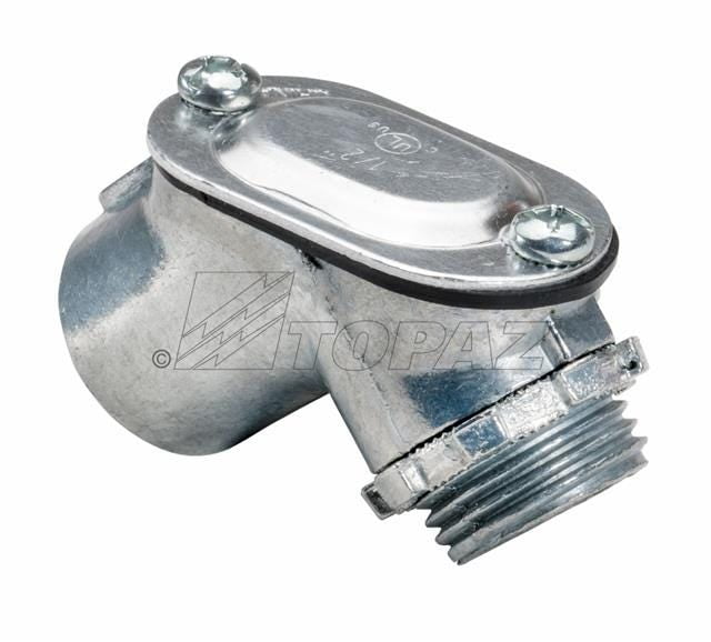 Topaz 361 Rigid to Box Pull Elbow, Die Cast Zinc, 1/2" - Walmart.com