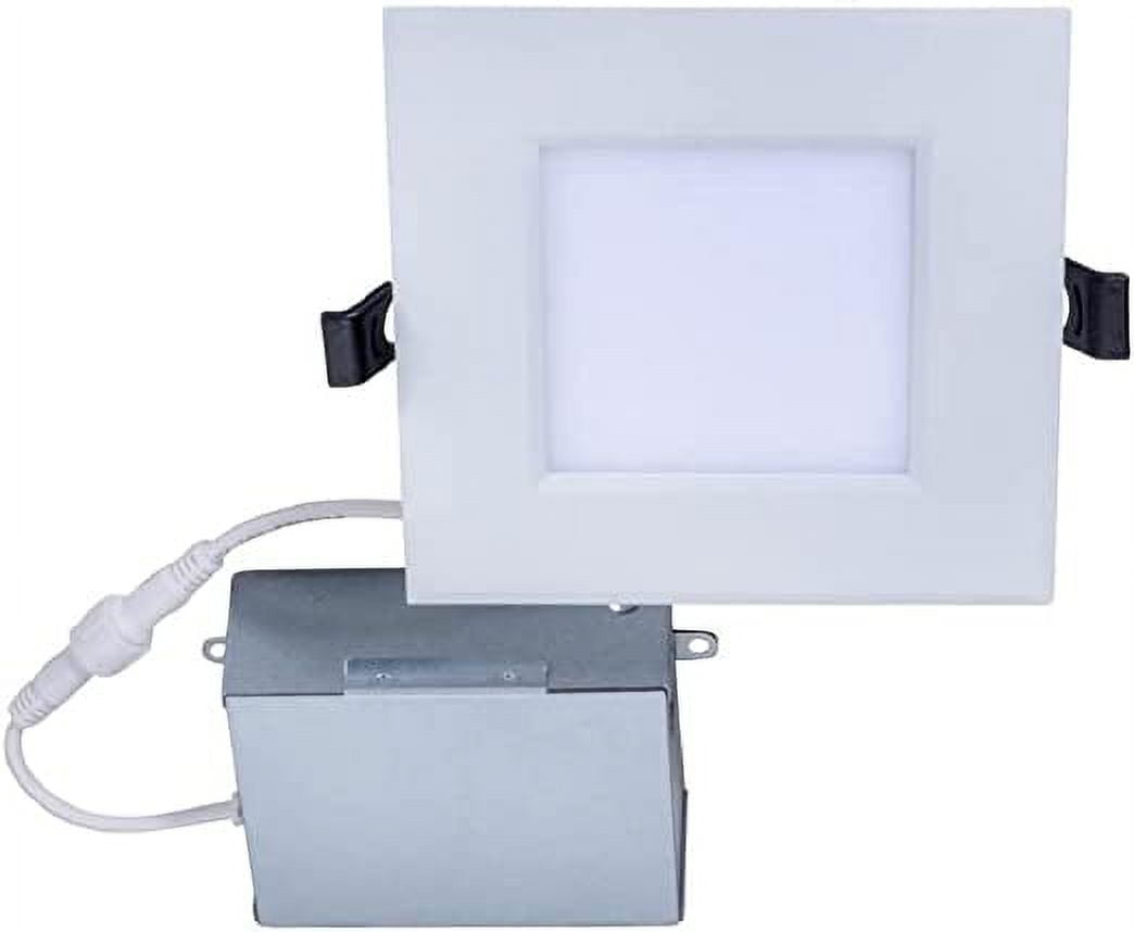 Topaz 4" Square CCT Selectable, LED Slim Fit Recessed Downlight, 9W ...