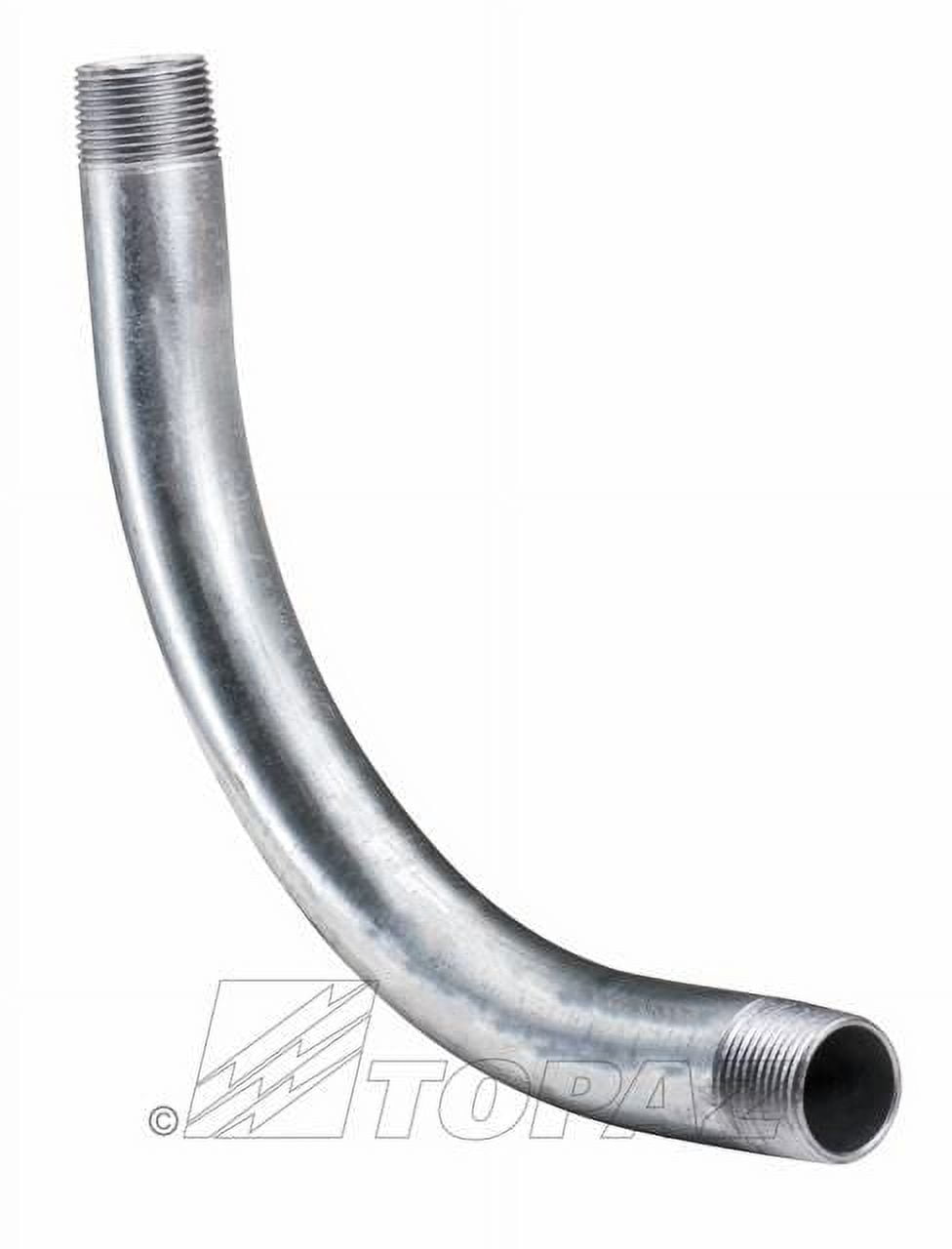 Topaz 68 90 DEG Elbow, Galvanized Steel, 3" - Walmart.com