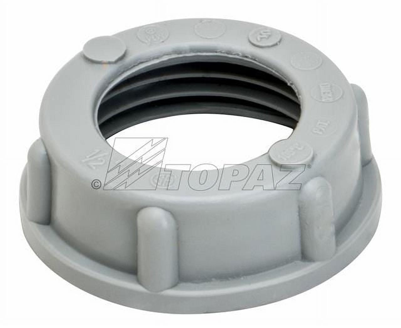 Topaz 838 Insulating Bushing, Thermoplastic, 3", Female Threaded ...