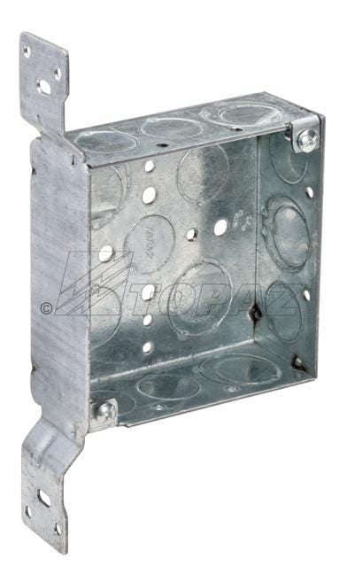 Topaz B8544 Box Welded 4" Square 1-1/2" Deep - Walmart.com