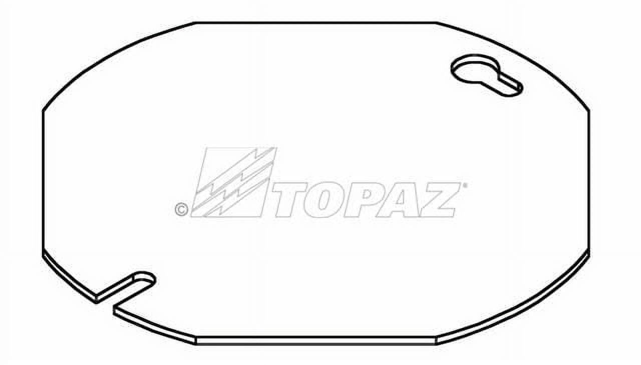 4In Octagon Flat Blank Cover - Walmart.com