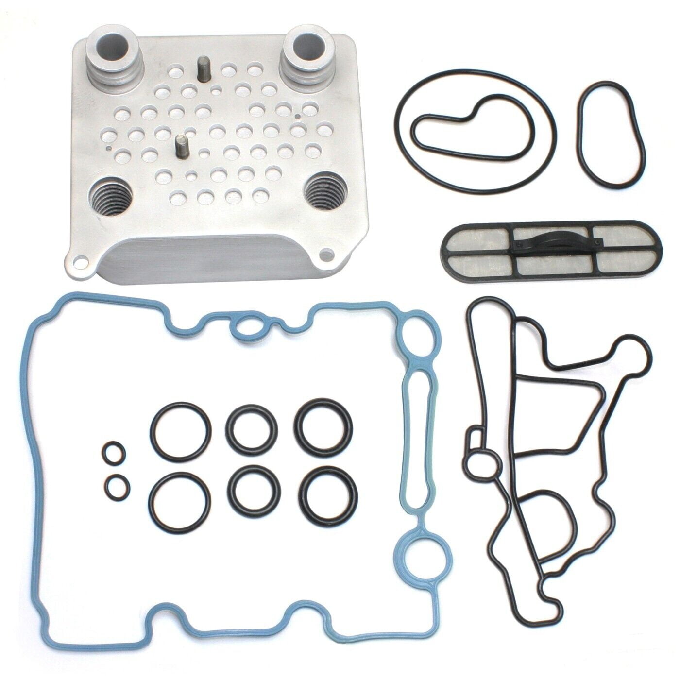 Topaz Engine Oil Cooler For Ford 6.0L Diesel V8, Direct Replacement ...