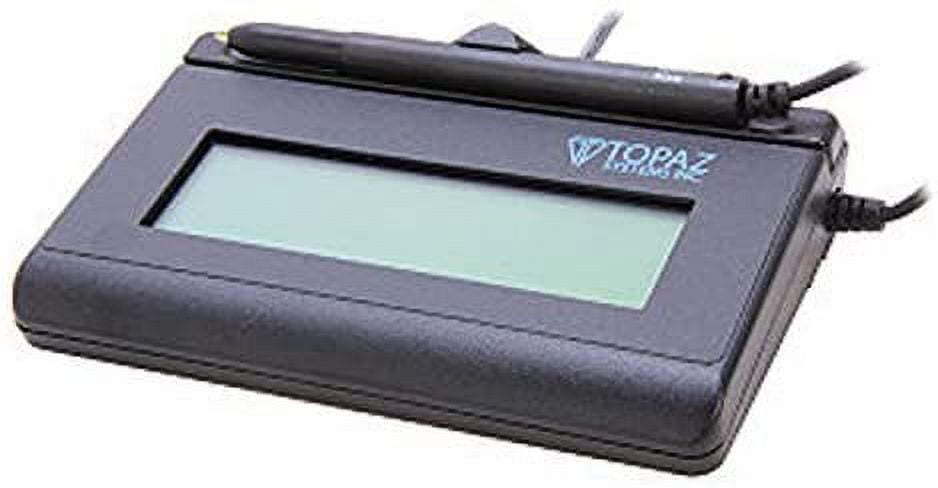 Topaz SignatureGem T-LBK462-B-R Backlit LCD Serial Signature Capture ...