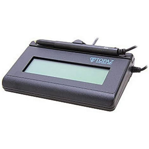 Topaz SignatureGem T-LBK462-B-R Backlit LCD Serial Signature Capture ...