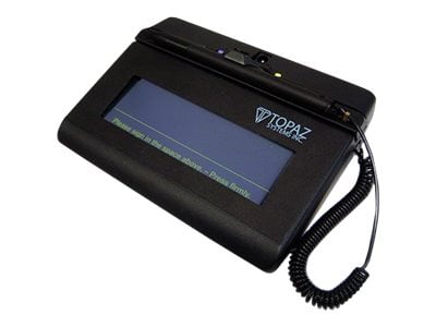 Topaz SigLite Portable Bluetooth Wireless Signature Pad with 4.40" x 1. ...