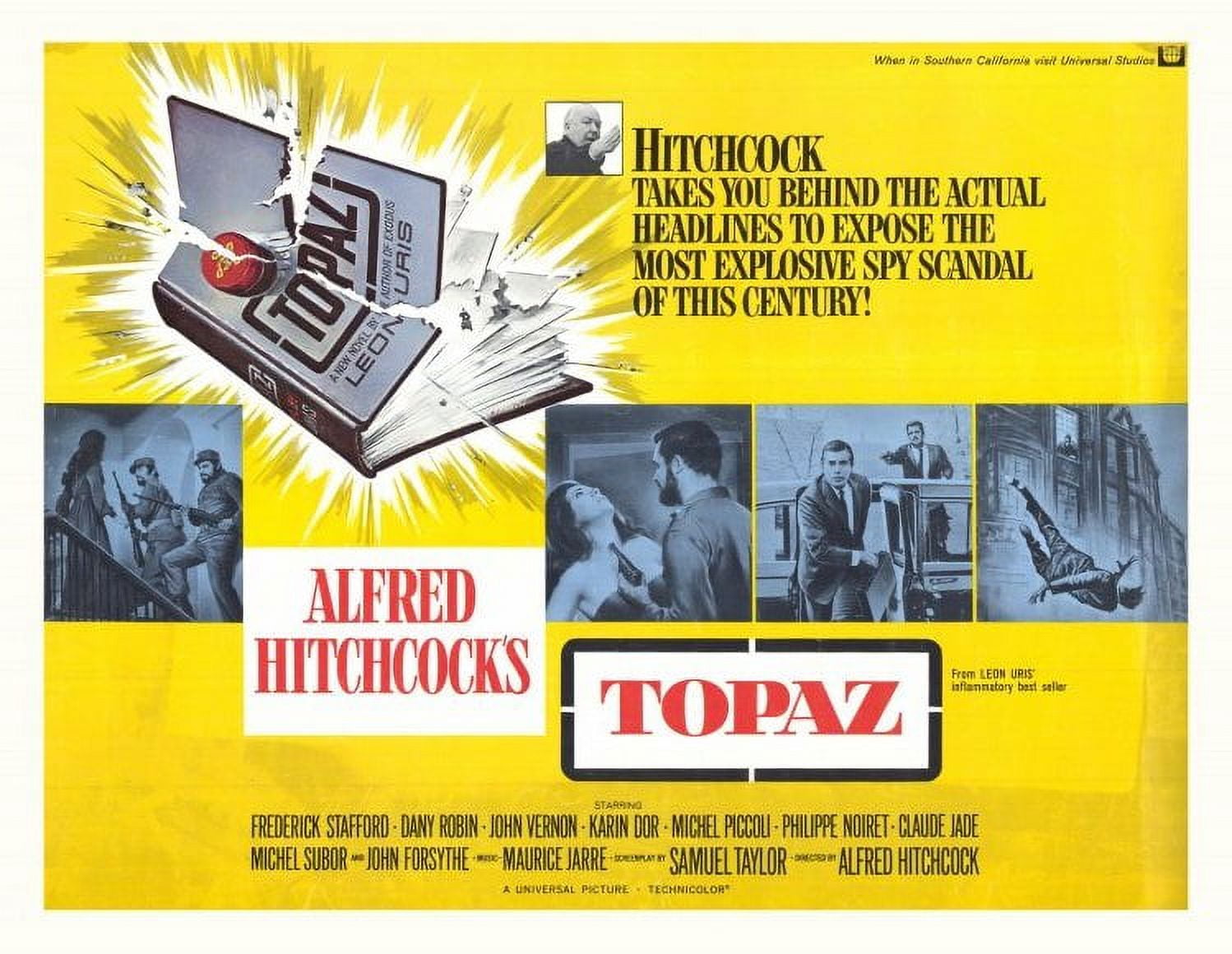 Topaz - movie POSTER (Style B) (11" x 17") (1969) - Walmart.com