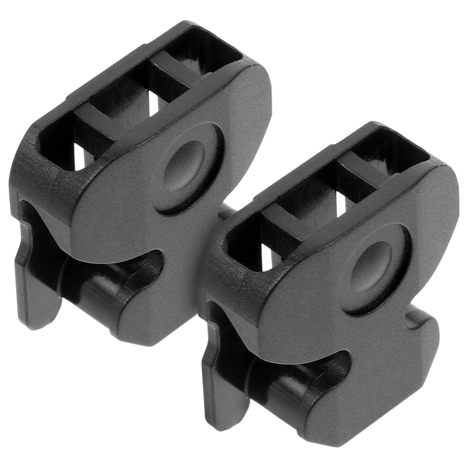 Topbathy 1Pair Shoelace Cord Lock Black Plastic Buckle Shoe Lace Clip ...