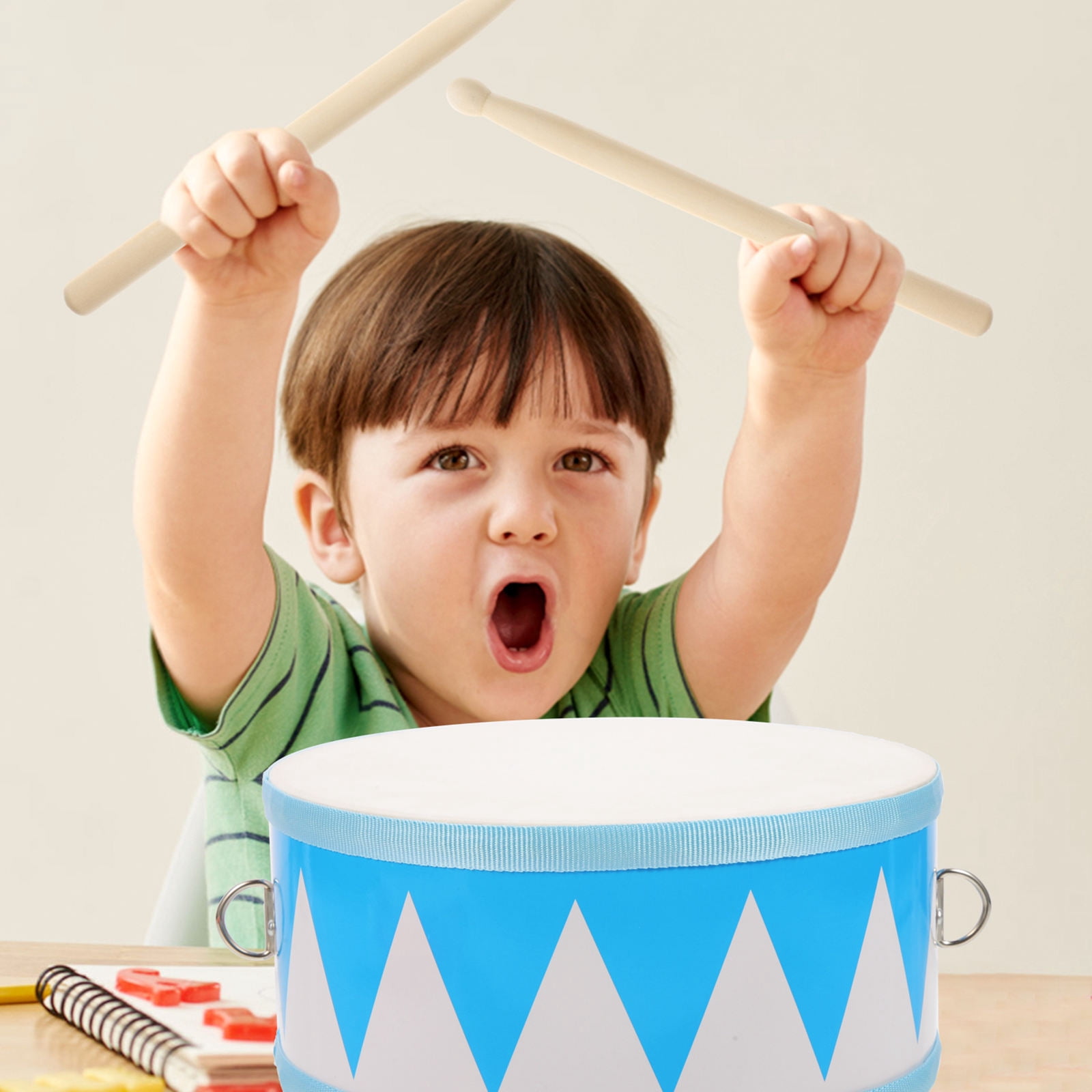 Topbathy 1 Set Educational Music Percussion Imitation Sheepskin Snare ...