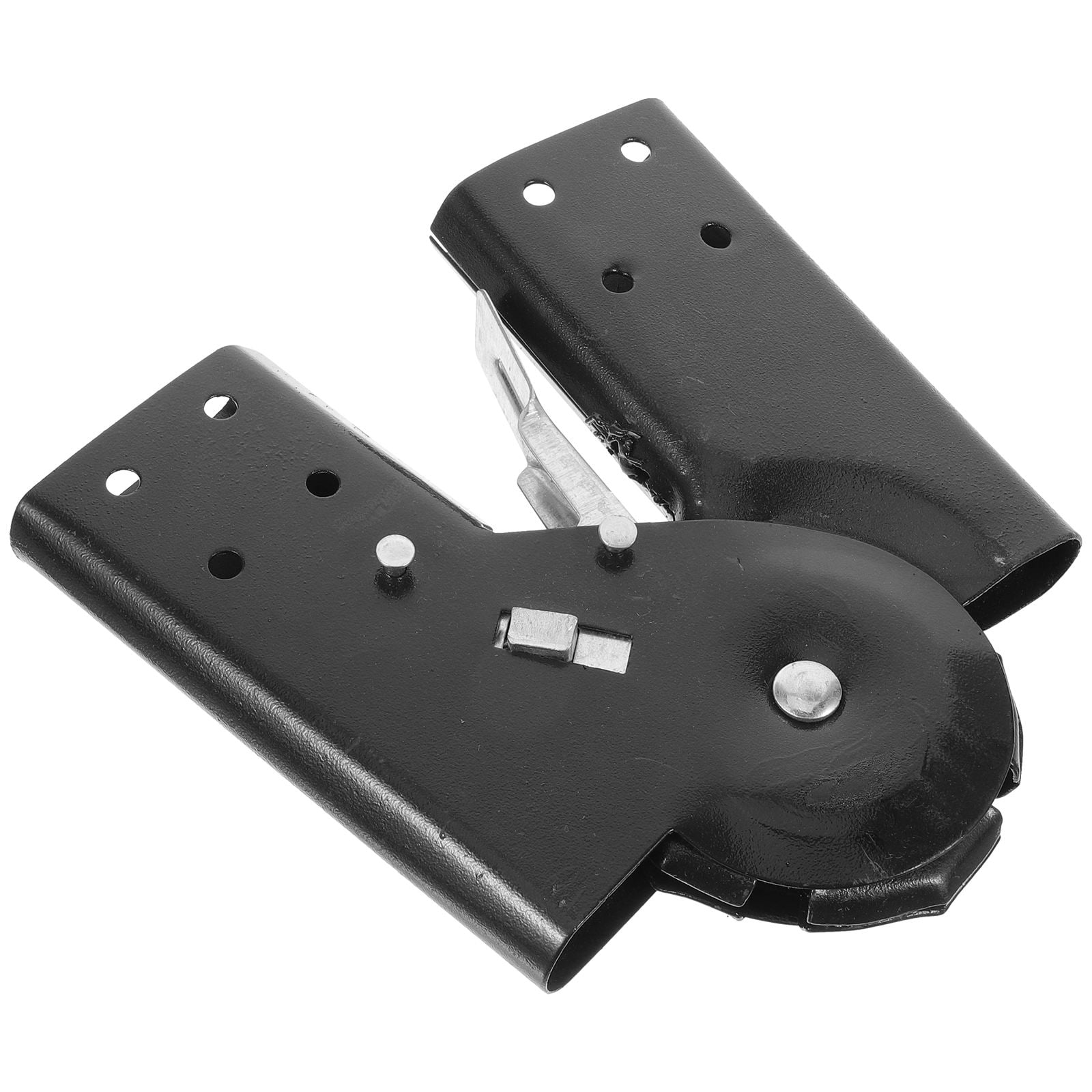 Topbathy Attic Ladder Pull Down Hinges Smooth Operation Black Aluminum ...