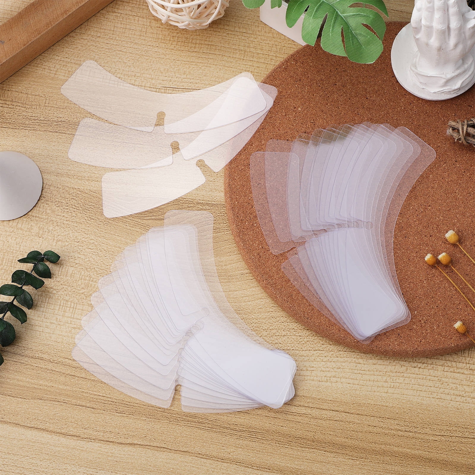 Topbathy 100Set Collar Shaper Plastic Collar Stays for Men and Women ...