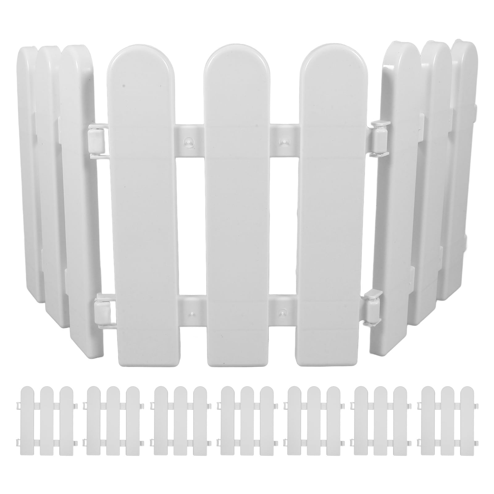 Topbathy 10Pcs White Simulation Fence Plastic for Mall Hotel Decoration ...