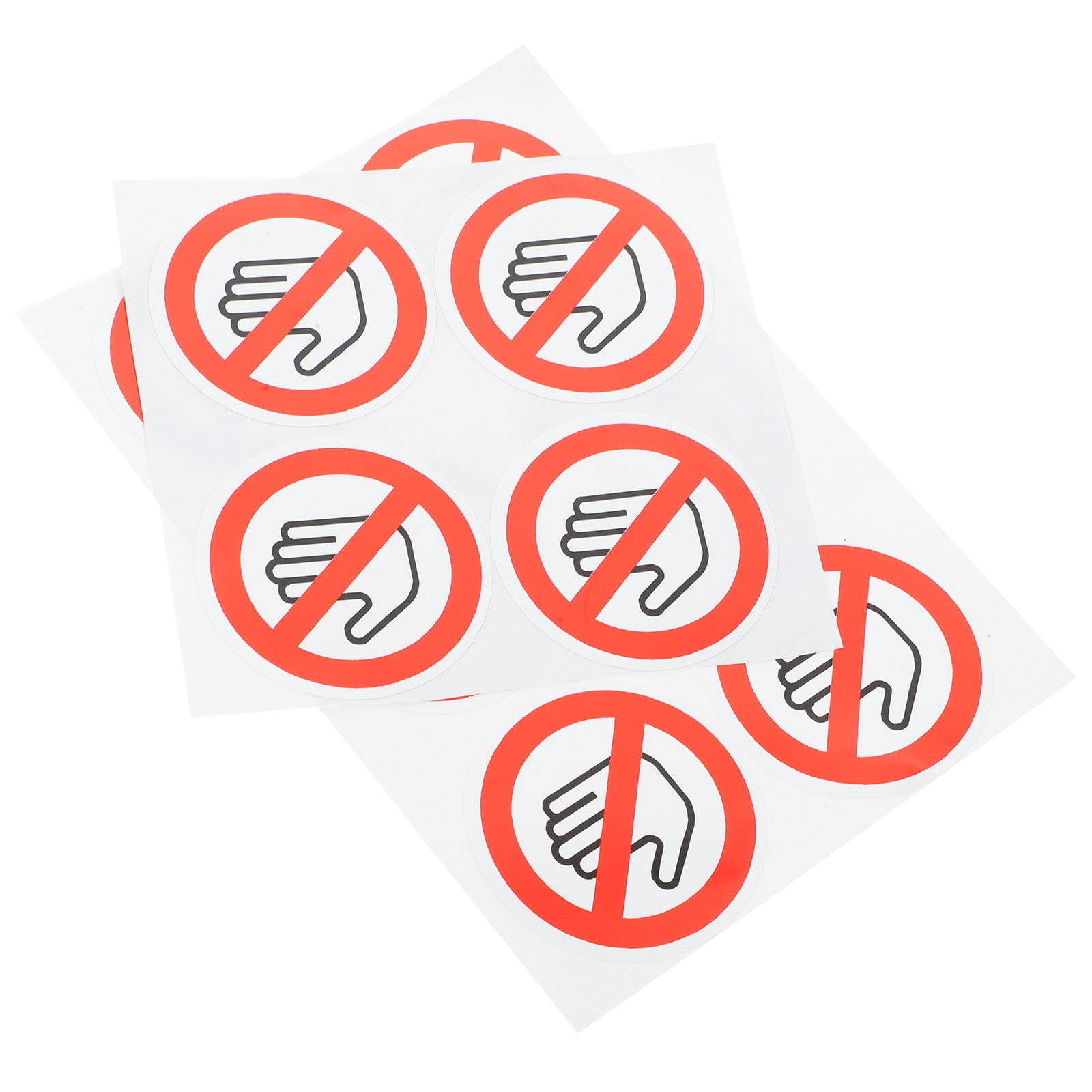 Topbathy 10pcs Dont Touch Label Do Not Touch Sticker Self Adhesive ...