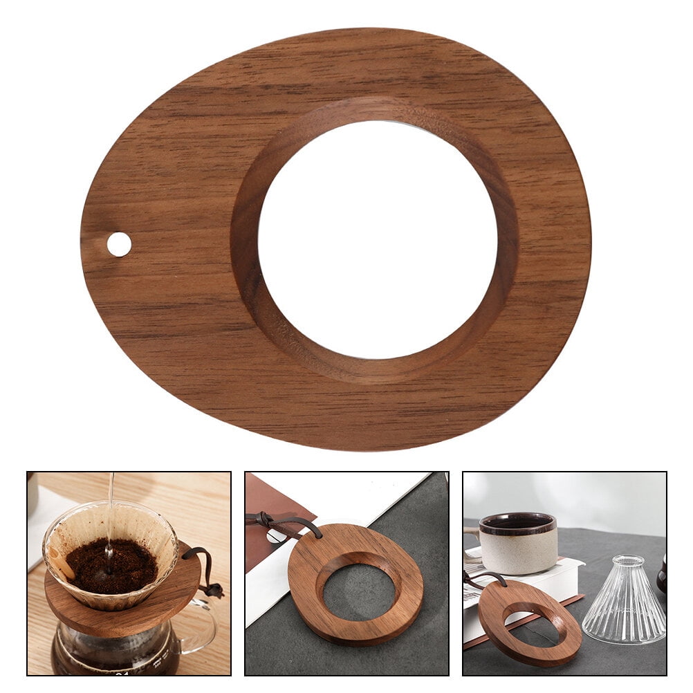 Topbathy Cone Filter Holder Coffee Filter Cup Holder Brown Storage ...