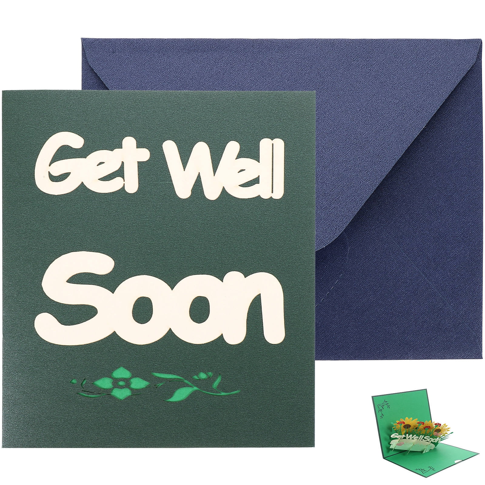 Topbathy 1Pack Get Well Card Assorted Color Cardstock Warm Hug for ...