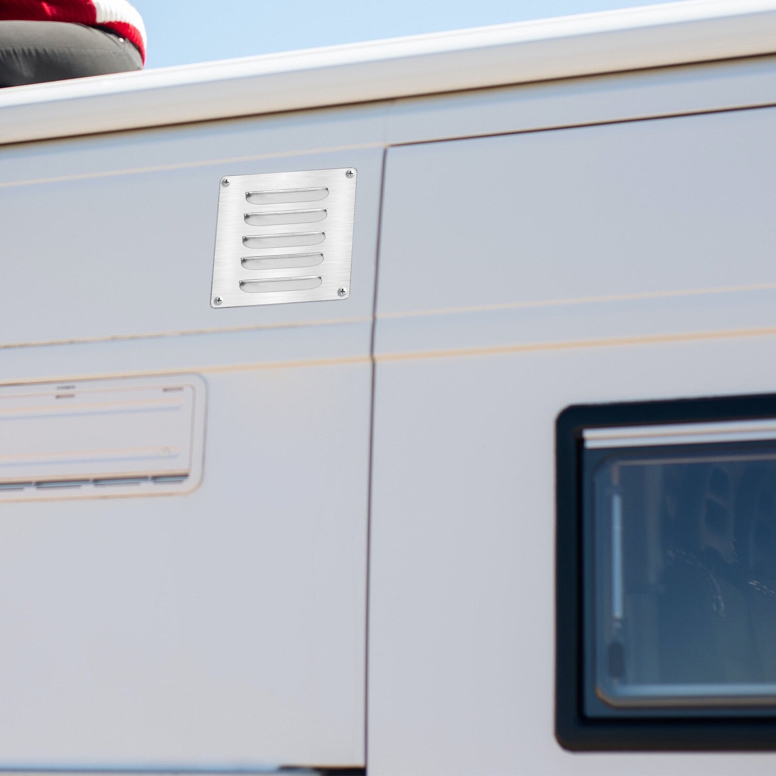 Topbathy 1Pcs Marine Louvered Vent in Stainless Steel for Boat and ...