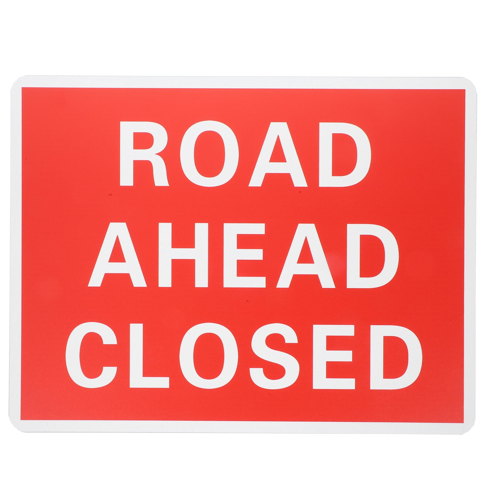 Topbathy 1Set Closed Sign for Property Red PVC 40x30cm for Road Closure ...