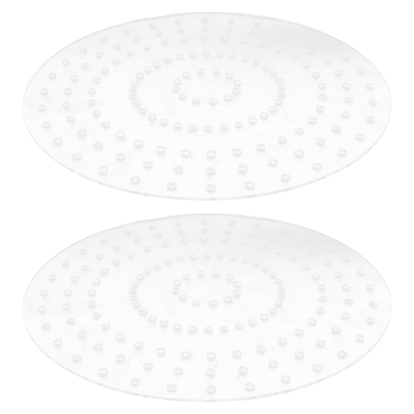Topbathy 2Pcs Transparent Wreath Form Acrylic Round Frame with Smooth ...