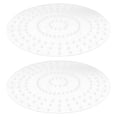 Topbathy 2Pcs Transparent Wreath Form Acrylic Round Frame with Smooth ...