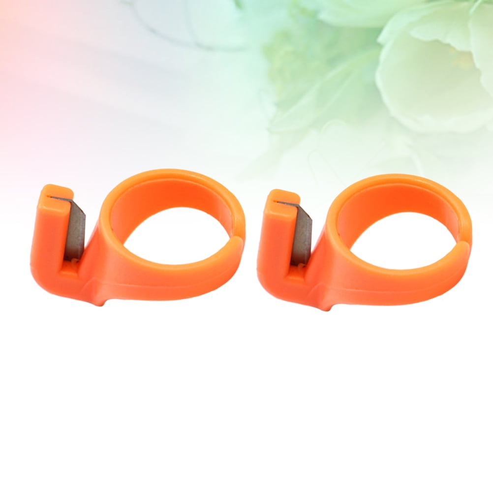 Topbathy 2Set Thimbles for Hand Sewing with Finger Ring and Thread ...