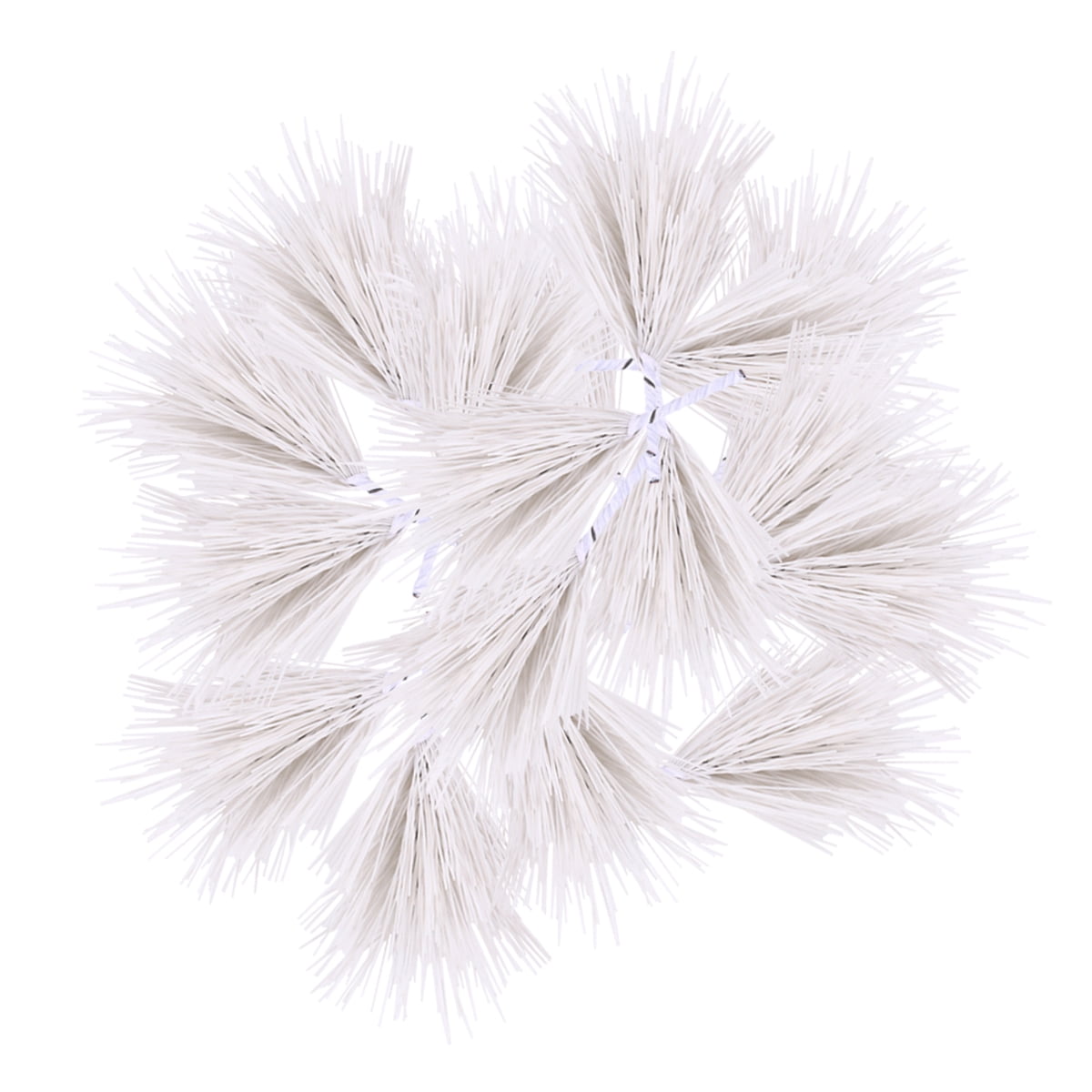 Topbathy 30 Pcs White Evergreen Floral Picks Artificial Decorations for ...