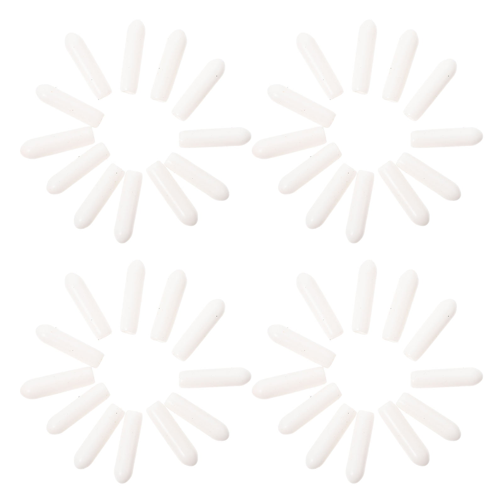 Topbathy 300Pcs Hanger Sleeve Protector White Plastic Rounded Corners ...