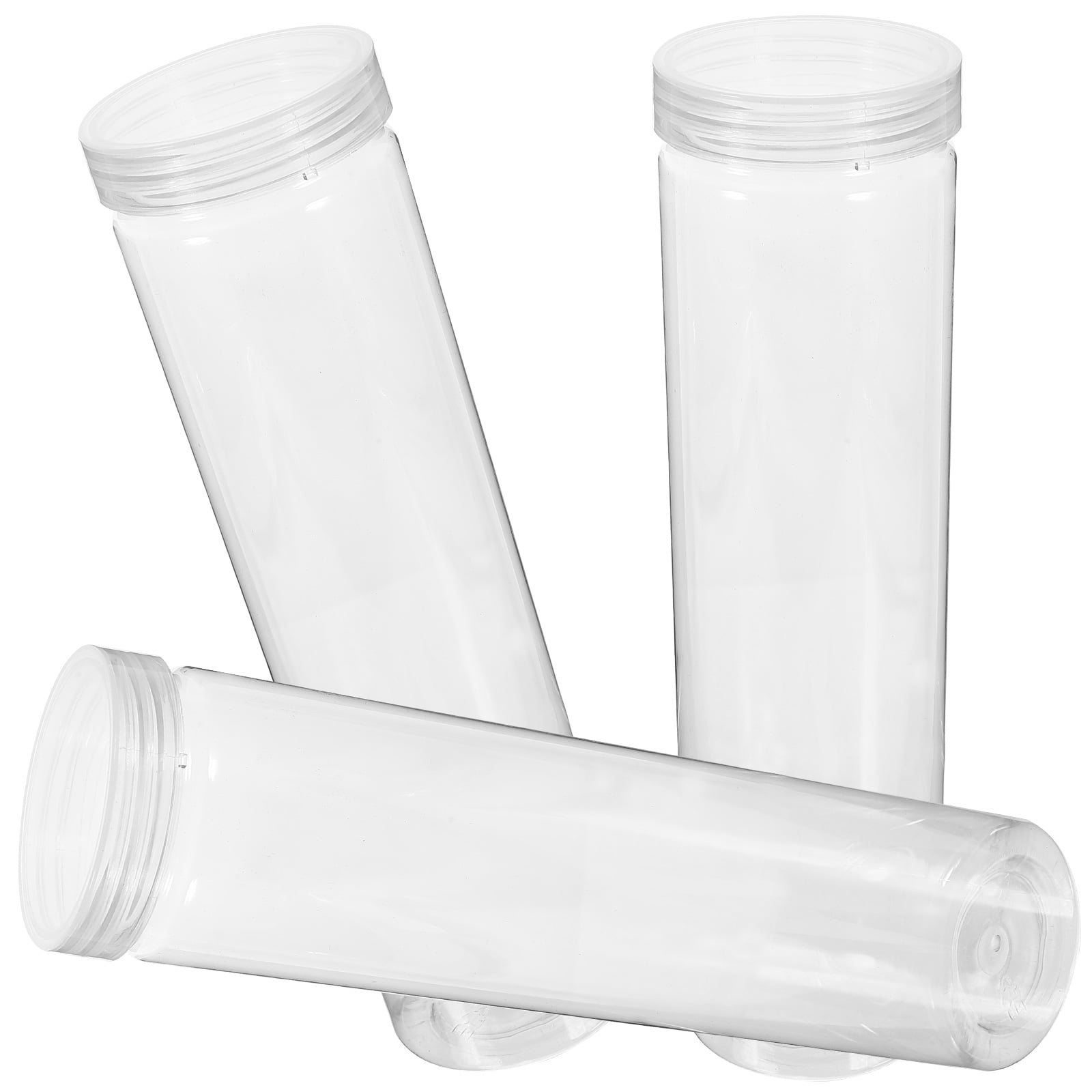Topbathy 3Pcs Cracker Containers Storage Airtight Transparent For Easy ...